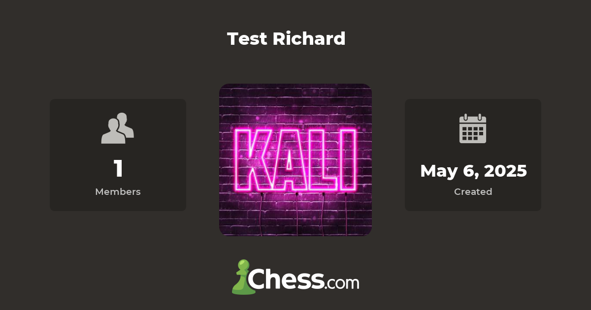 Test Richard - Chess Club - Chess.com