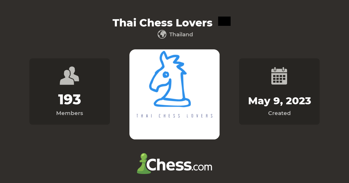 Thai Chess Lovers - Chess Club - Chess.com
