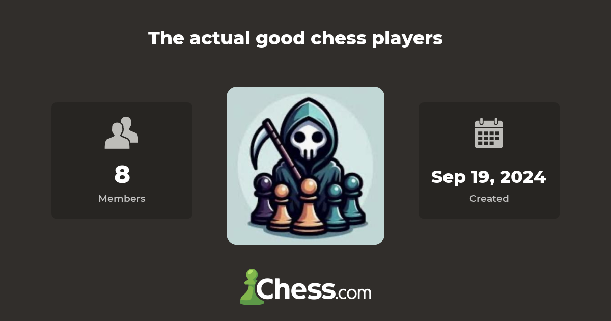 The actual good chess players - Chess Club - Chess.com