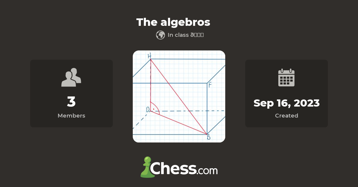 The algebros - Chess Club - Chess.com