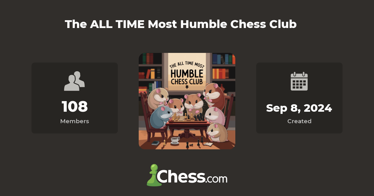 The ALL TIME Most Humble Chess Club - Chess Club - Chess.com