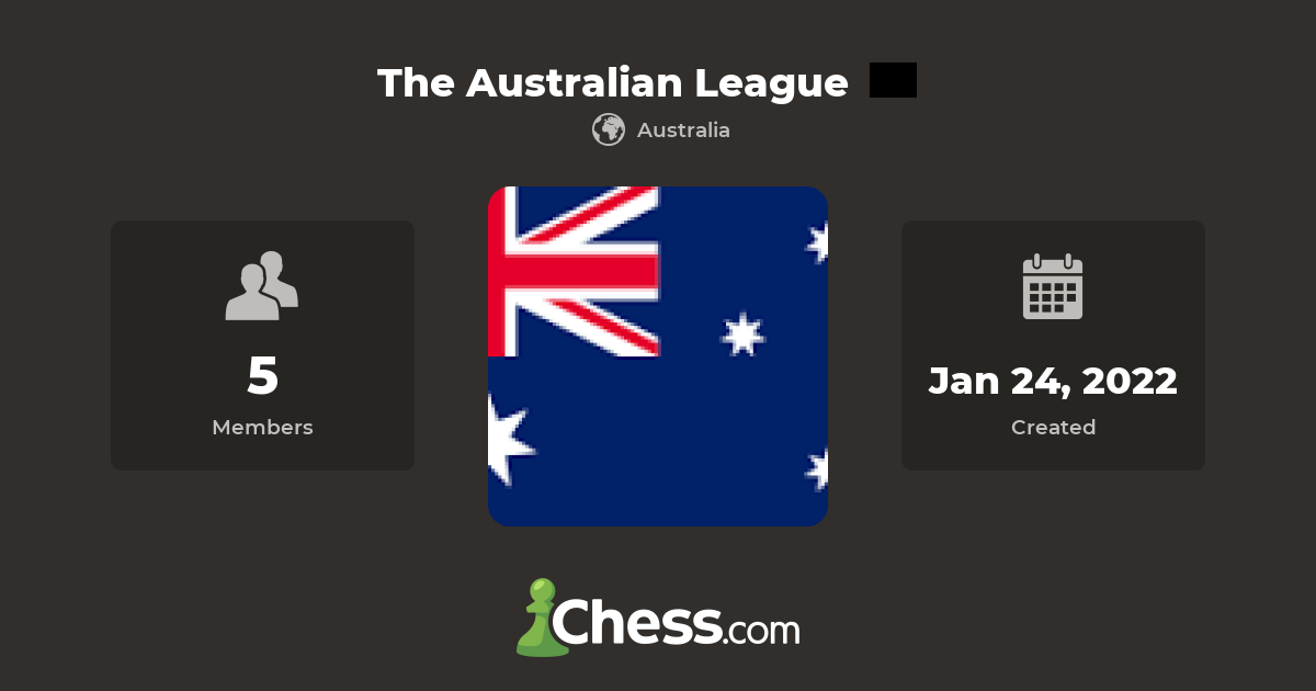 The Australian League - Chess Club - Chess.com