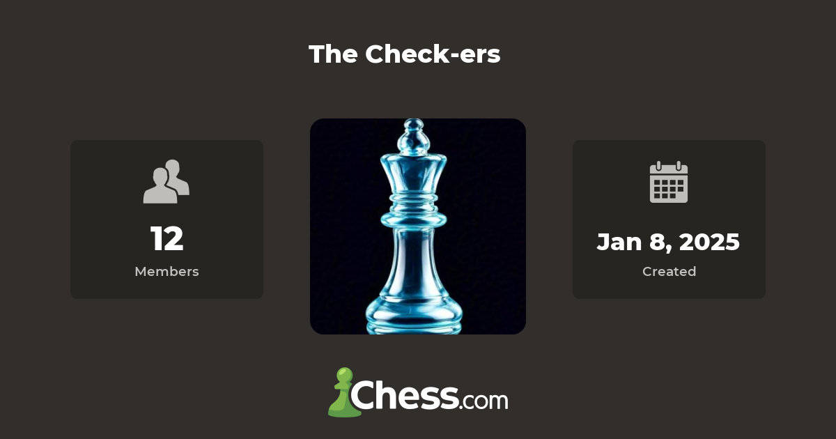 The Check-ers - Chess Club - Chess.com