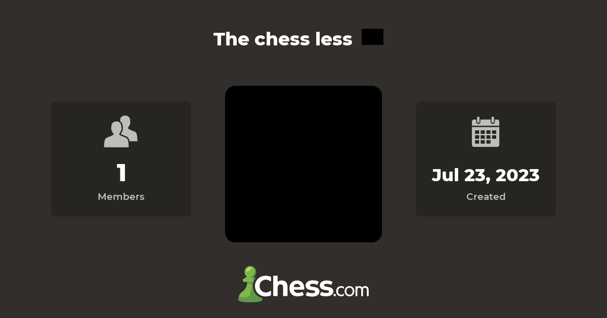 The chess less - Chess Club - Chess.com