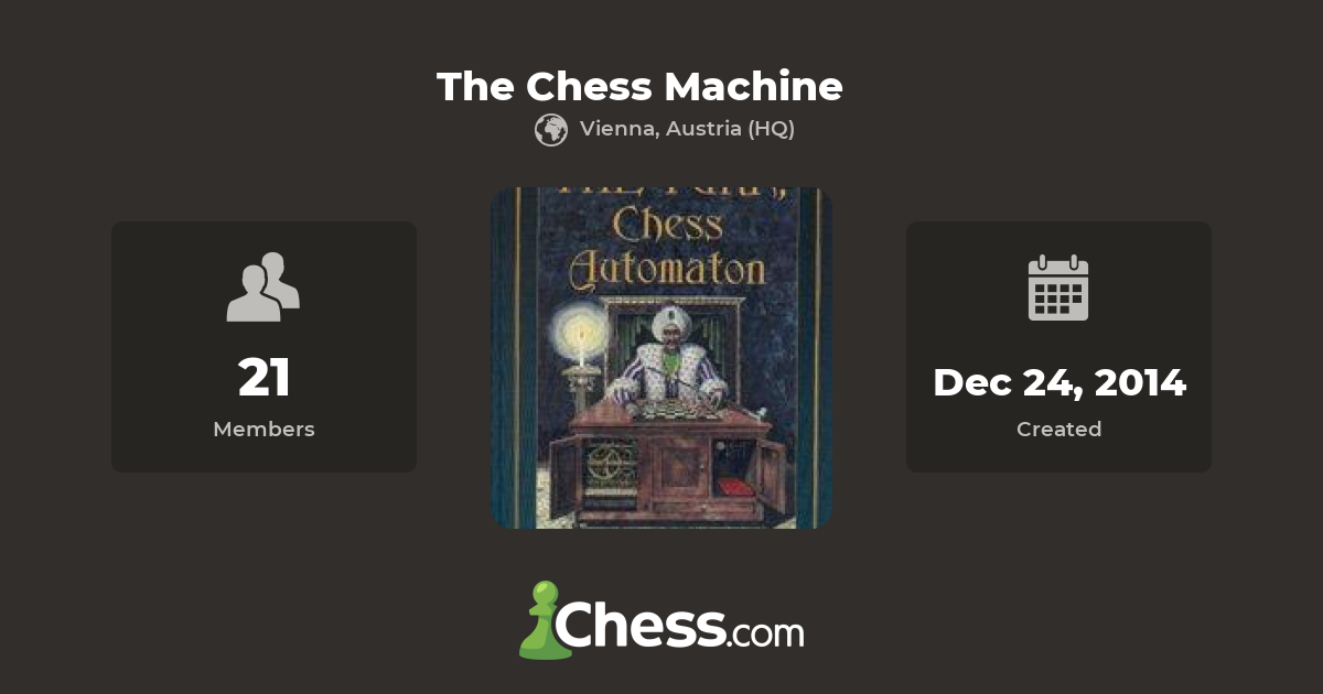 The Chess Machine - Chess Club - Chess.com