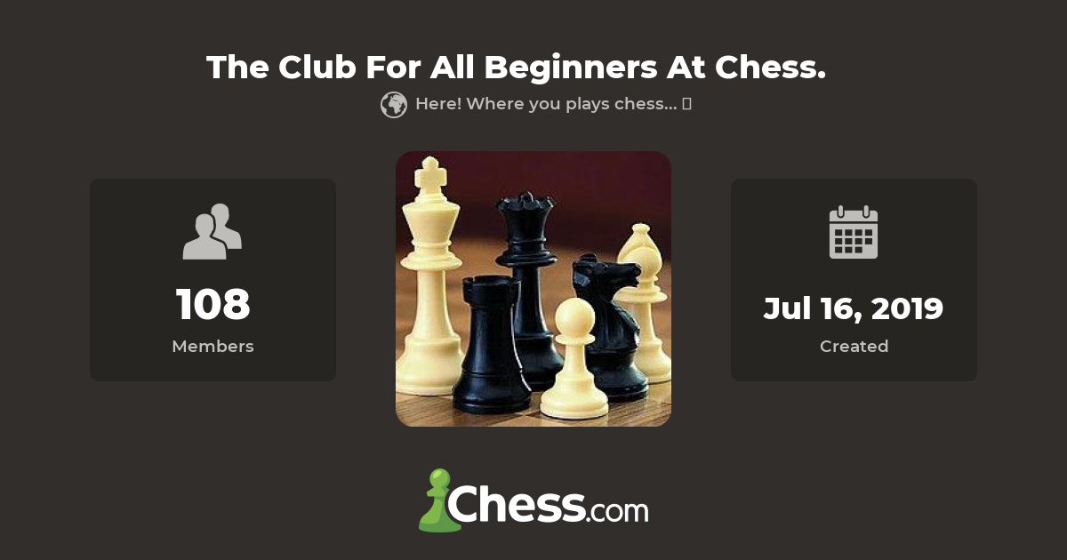 The Club For All Beginners At Chess. - Chess Club - Chess.com