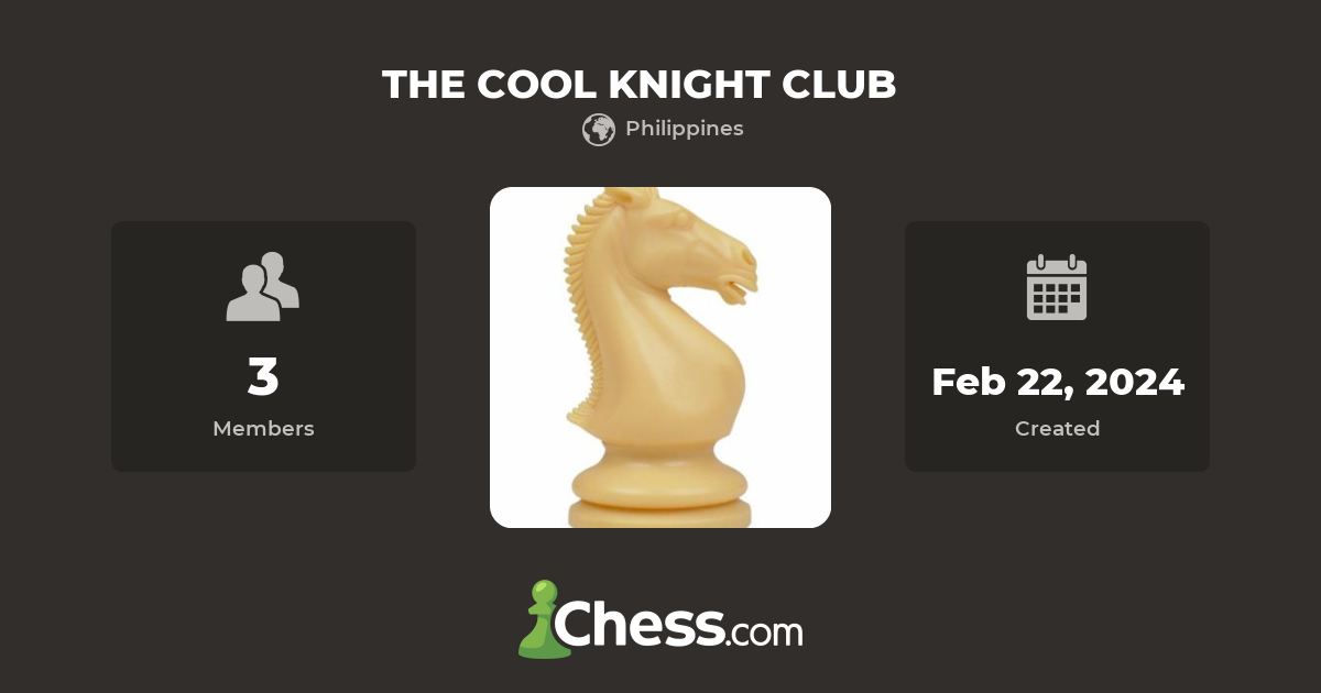 THE COOL KNIGHT CLUB - Chess Club - Chess.com