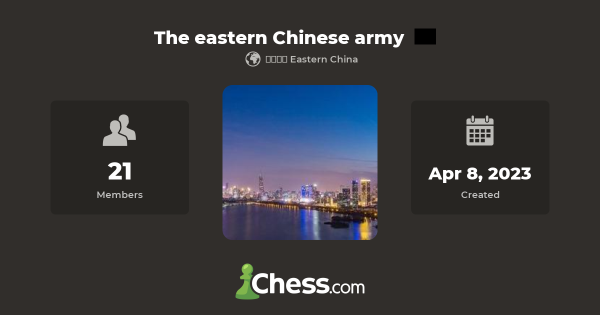 The eastern Chinese army - Chess Club - Chess.com