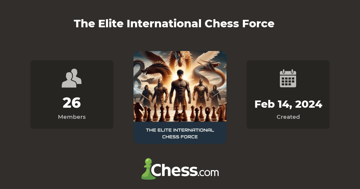 The Elite International Chess Force - Chess Club - Chess.com