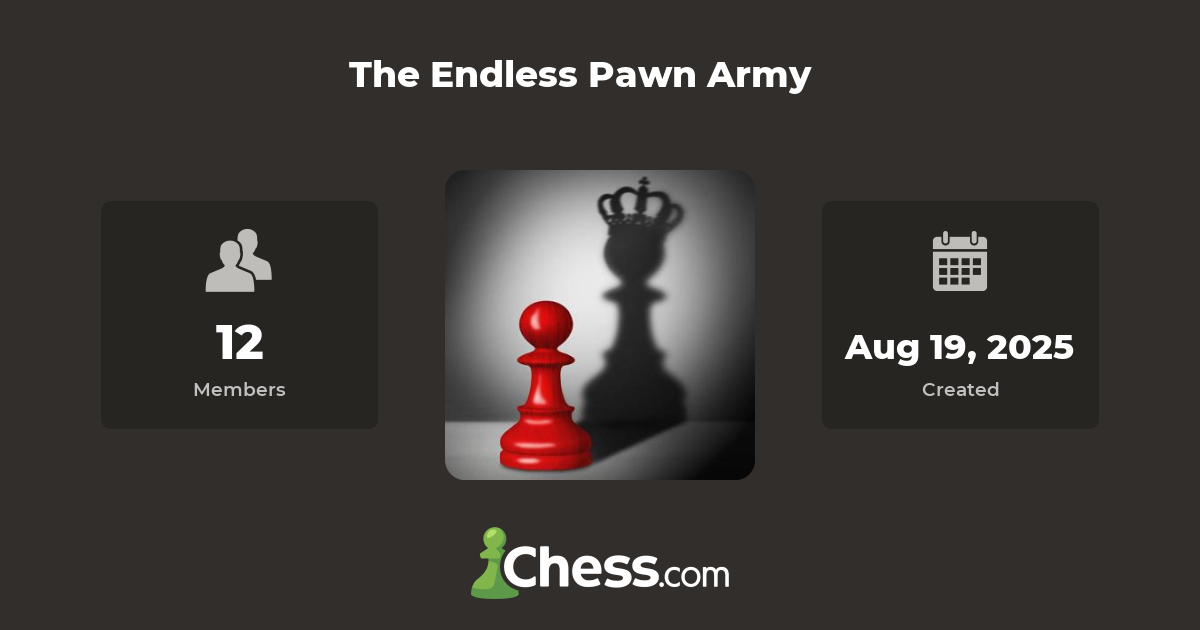 The Endless Pawn Army - Chess Club - Chess.com