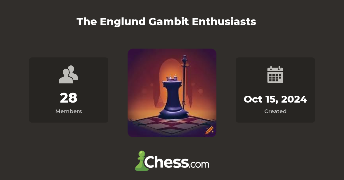The Englund Gambit Enthusiasts - Chess Club - Chess.com