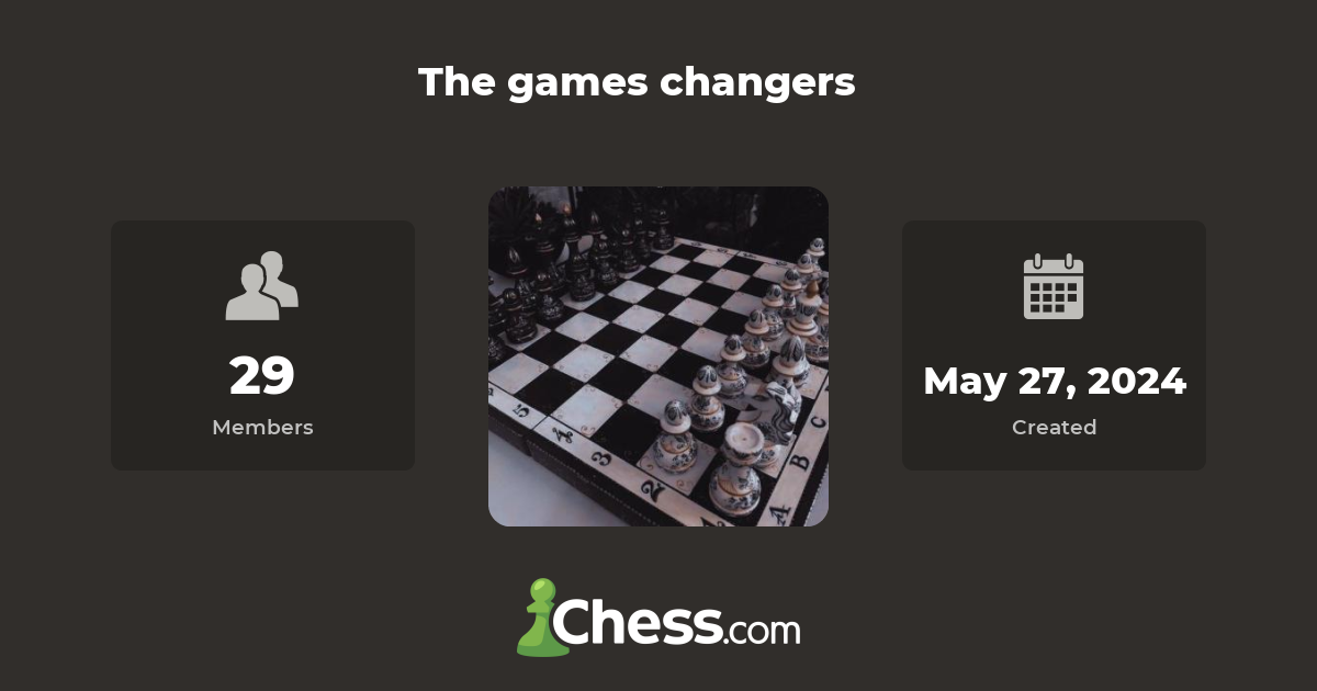The games changers - Chess Club - Chess.com