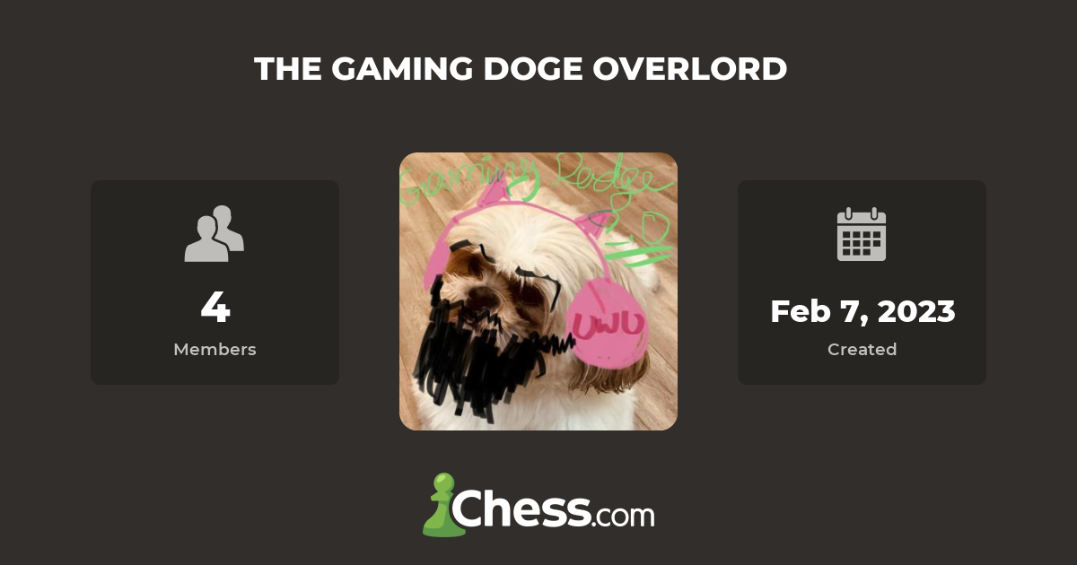 THE GAMING DOGE OVERLORD - Chess Club - Chess.com