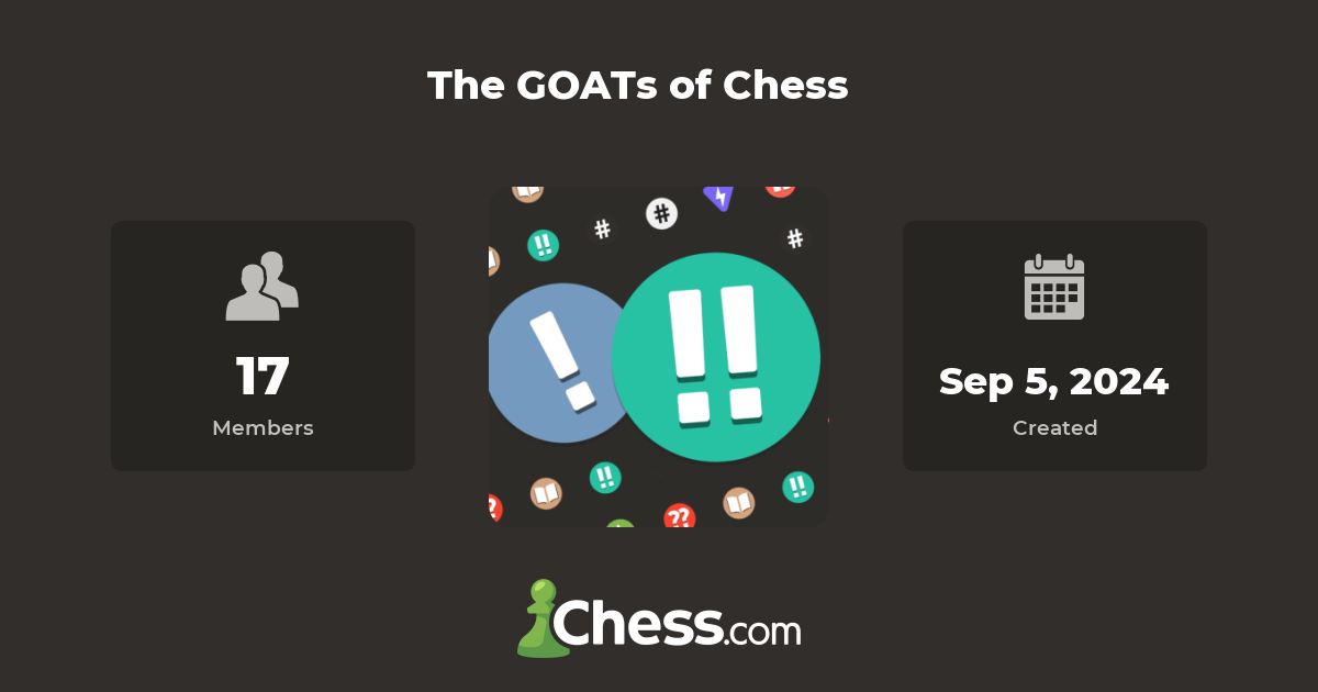 The GOATs of Chess - Chess Club - Chess.com