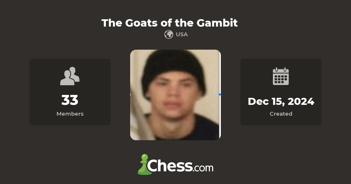 The Goats of the Gambit - Chess Club - Chess.com