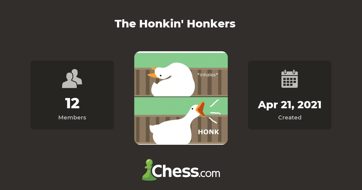 The Honkin' Honkers - Chess Club - Chess.com