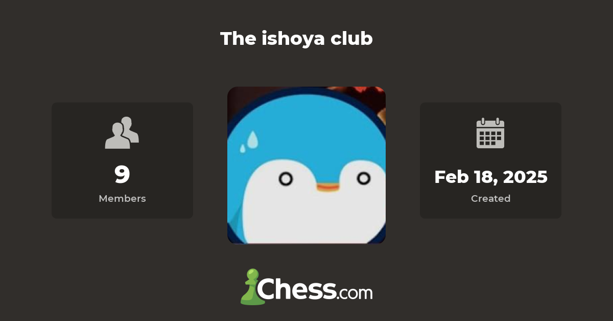 The ishoya club - Chess Club - Chess.com