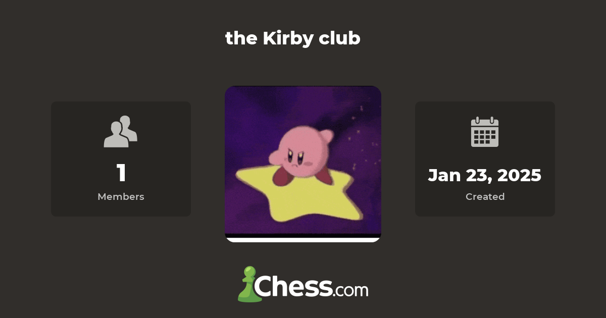 the Kirby club - Chess Club - Chess.com