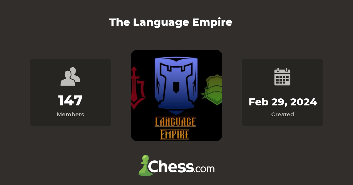 The Language Empire - Chess Club - Chess.com
