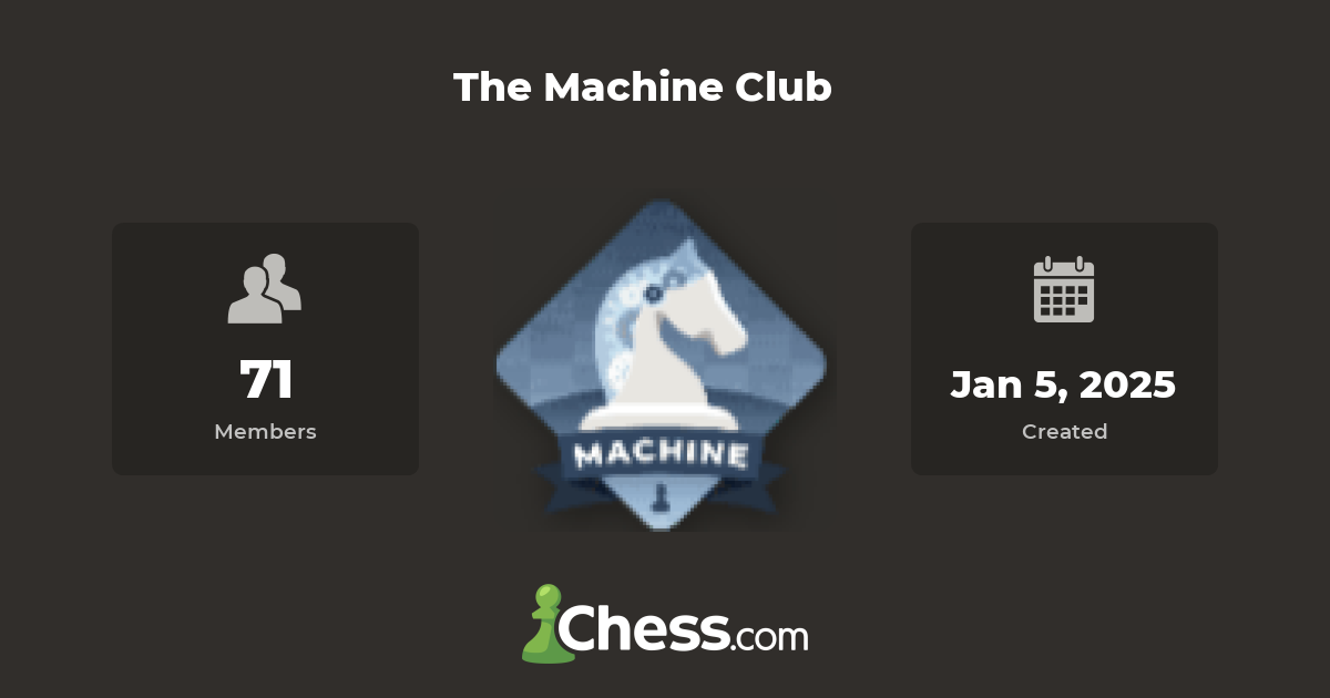 The Machine Club - Chess Club - Chess.com