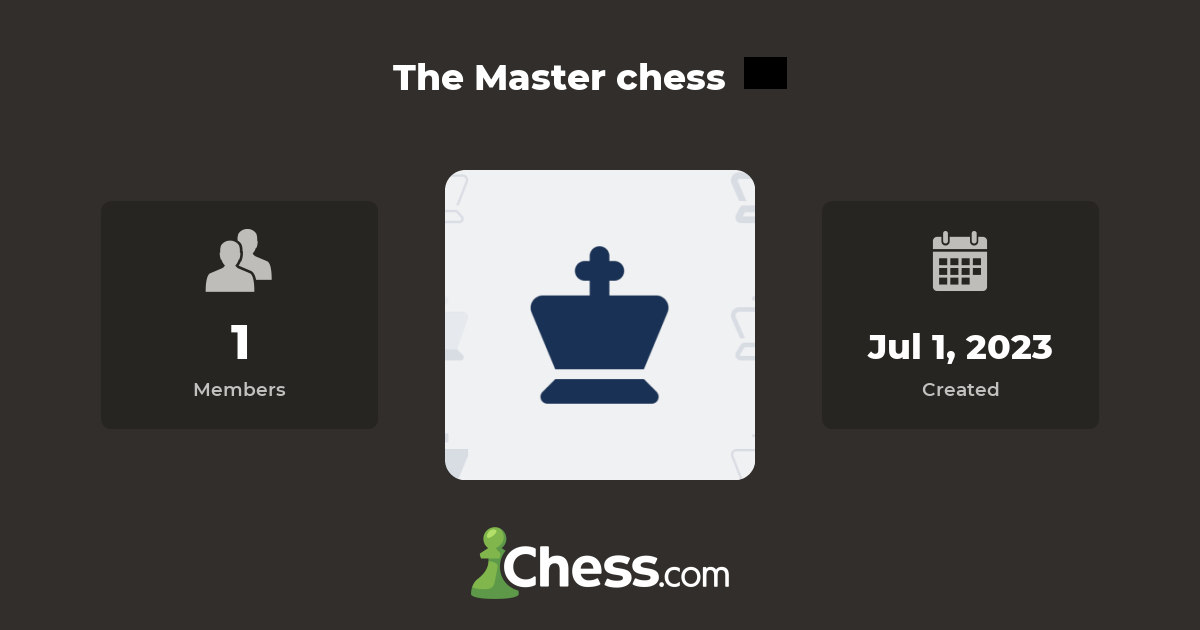 The Master chess - Chess Club - Chess.com