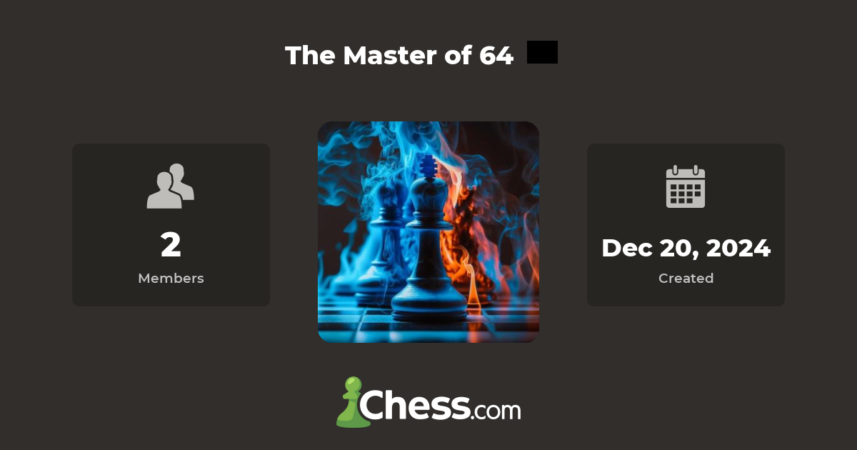 The Master of 64 - Chess Club - Chess.com
