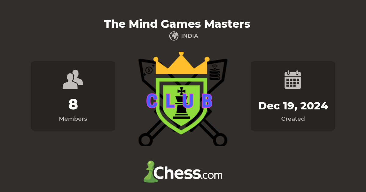 The Mind Games Masters - Chess Club - Chess.com