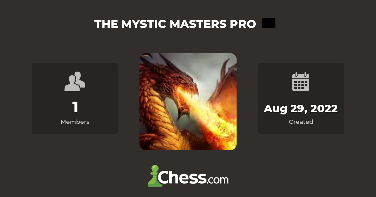 THE MYSTIC MASTERS PRO - Chess Club - Chess.com