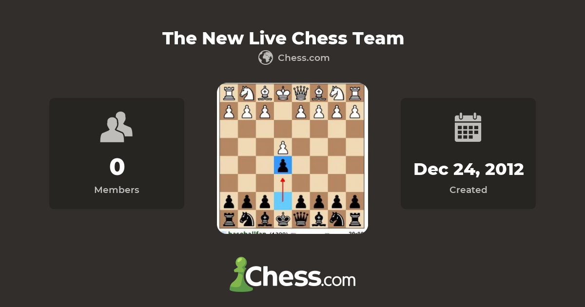 The New Live Chess Team - Chess Club - Chess.com