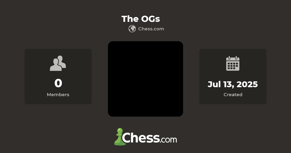 The OGs - Chess Club - Chess.com