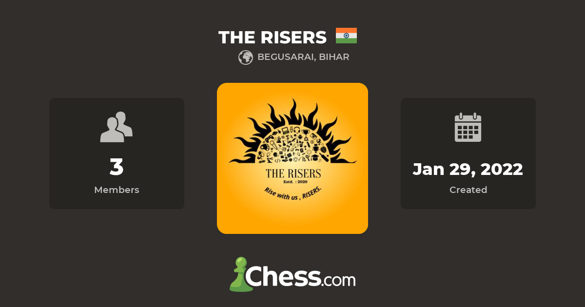 THE RISERS - Chess Club - Chess.com