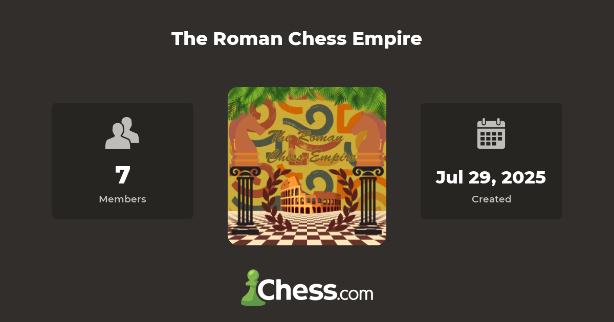The Roman Chess Empire - Chess Club - Chess.com