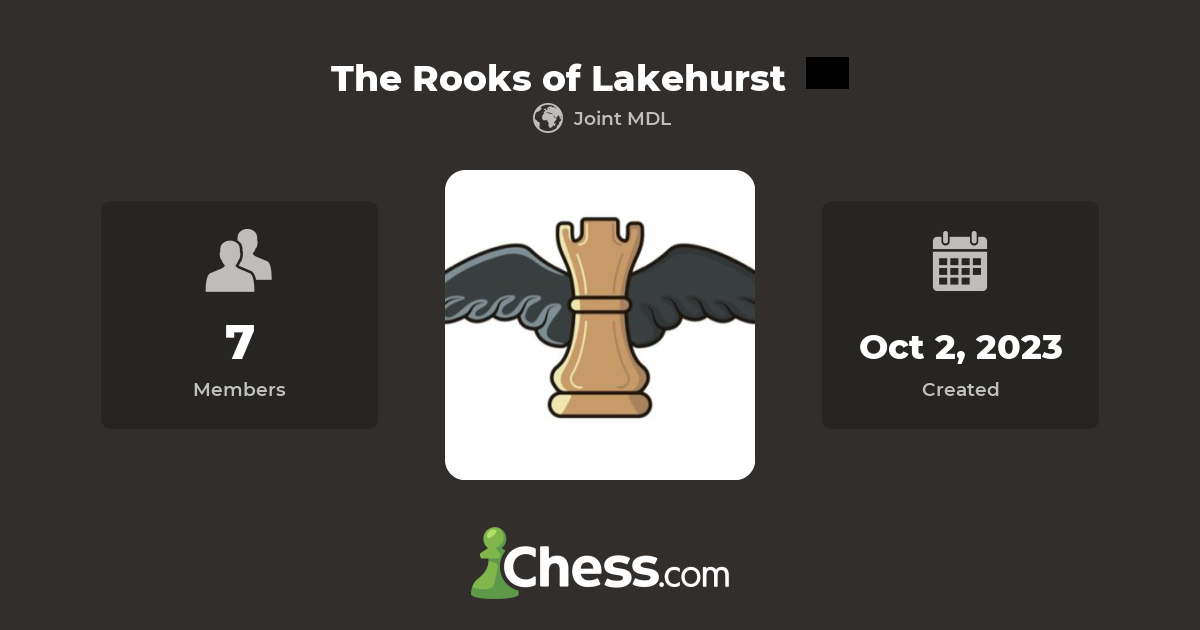 The Rooks of Lakehurst - Chess Club - Chess.com