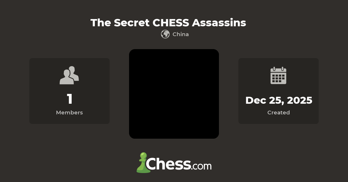 The Secret CHESS Assassins - Chess Club - Chess.com
