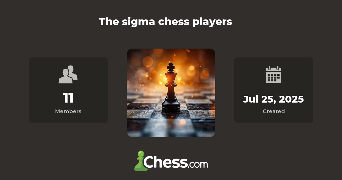 The sigma chess players - Chess Club - Chess.com