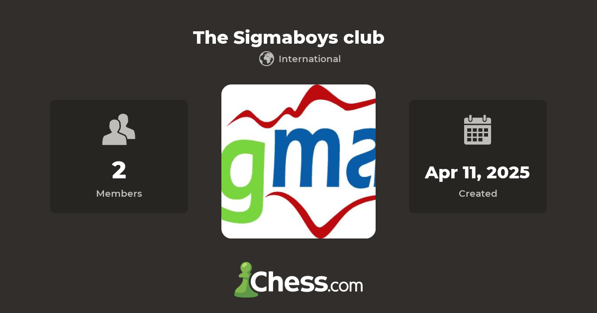 The Sigmaboys club - Chess Club - Chess.com