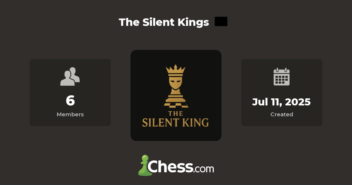 The Silent Kings - Chess Club - Chess.com