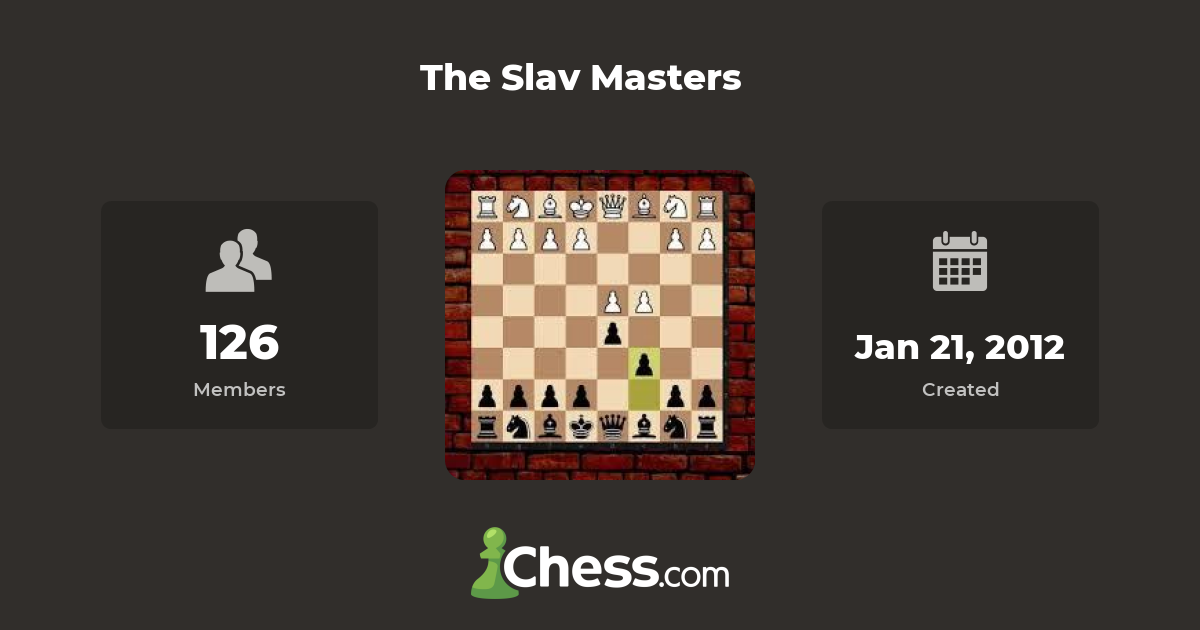 The Slav Masters - Chess Club - Chess.com