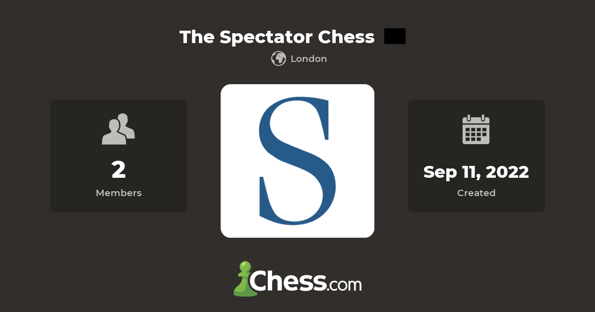 The Spectator Chess - Chess Club - Chess.com
