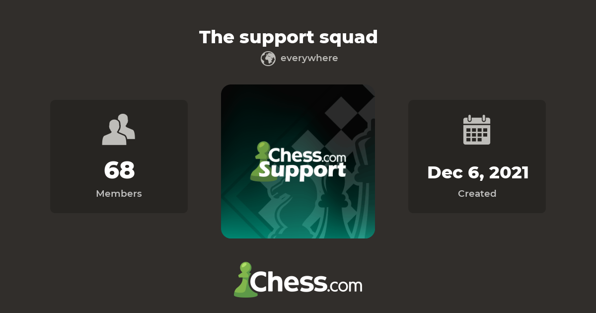 The support squad - Chess Club - Chess.com
