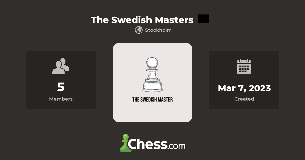 The Swedish Masters - Chess Club - Chess.com