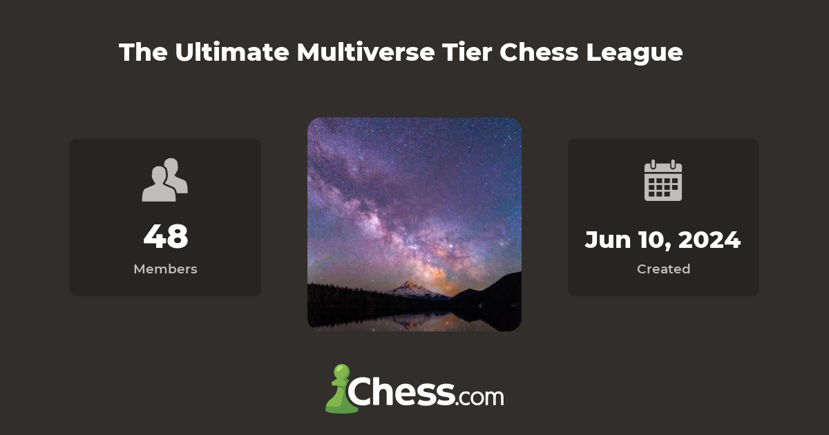 The Ultimate Multiverse Tier Chess League - Chess Club - Chess.com