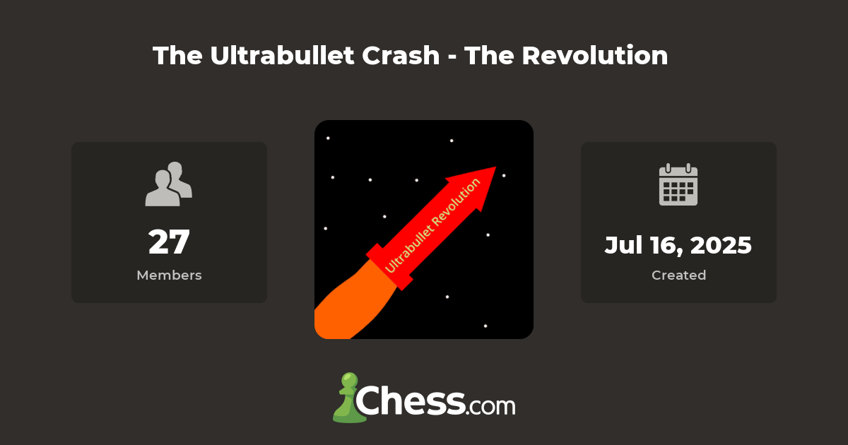 The Ultrabullet Crash - The Revolution - Chess Club - Chess.com