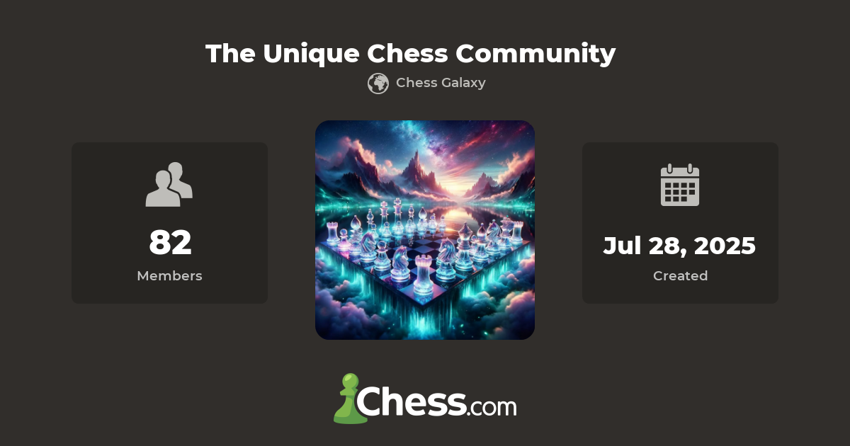 The Unique Chess Community - Chess Club - Chess.com