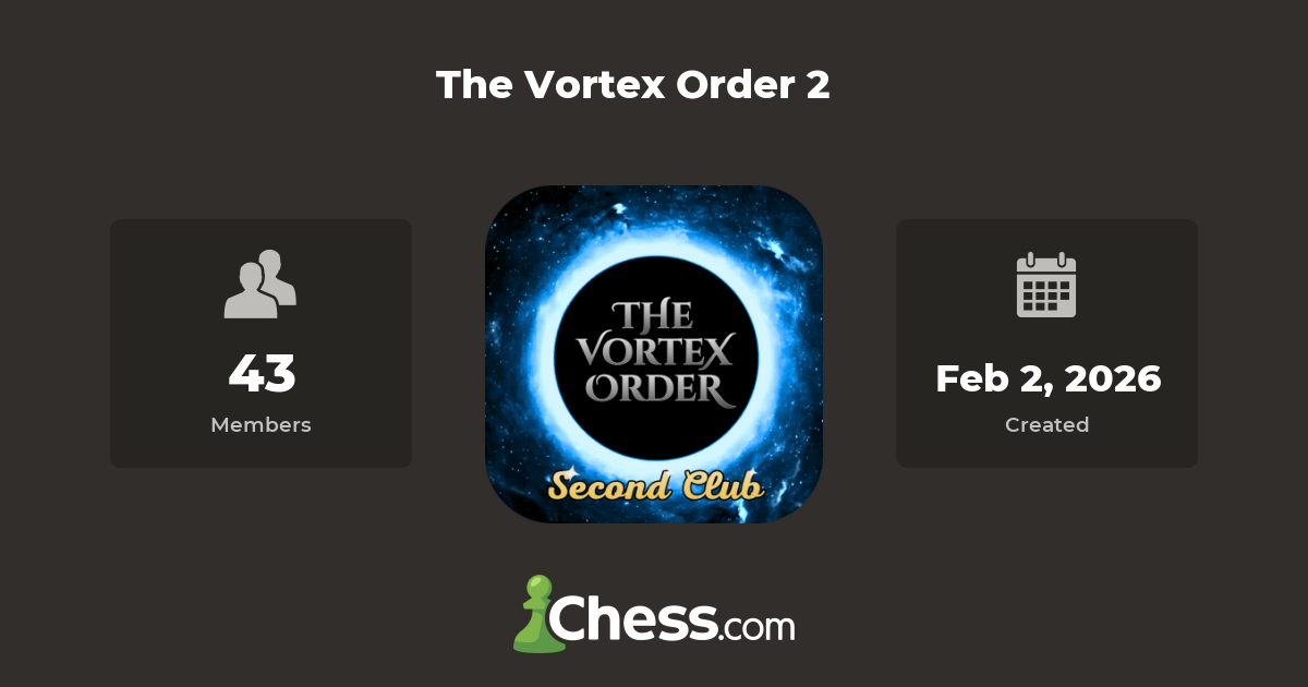 The Vortex Order 2 - Chess Club - Chess.com