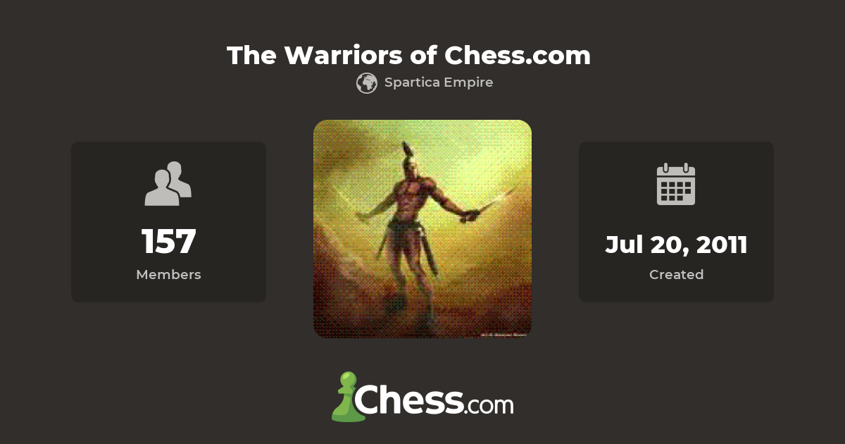 The Warriors of Chess.com - Chess Club - Chess.com