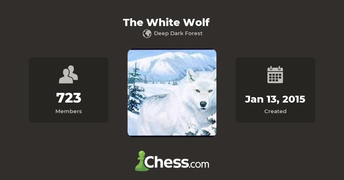 The White Wolf - Chess Club - Chess.com