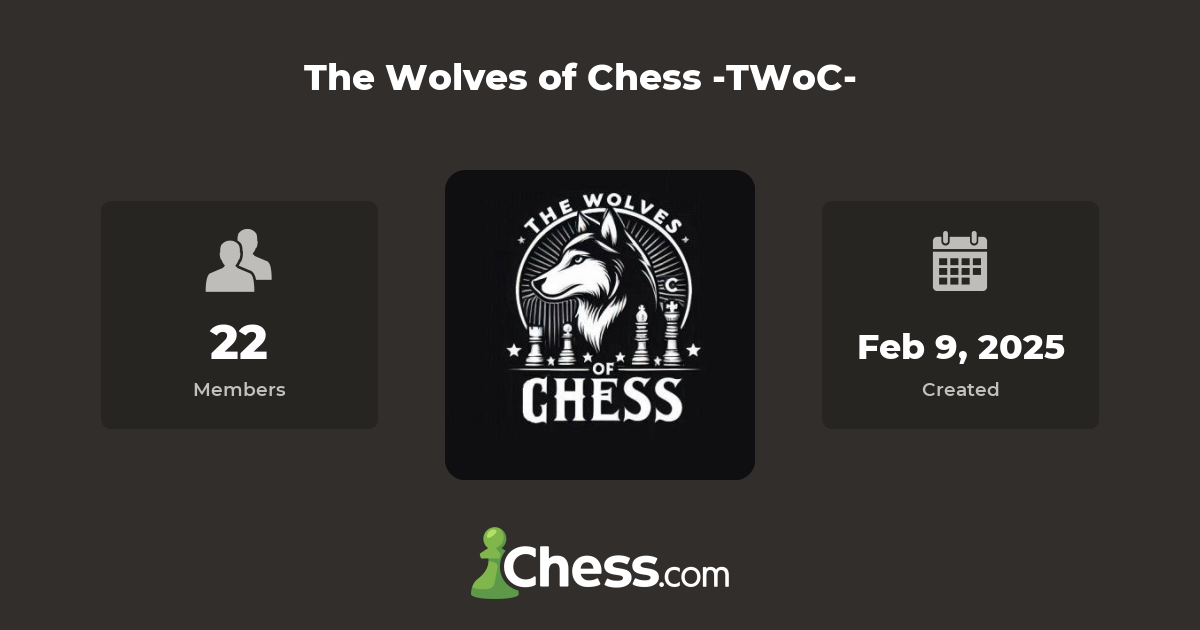 The Wolves of Chess -TWoC- - Chess Club - Chess.com