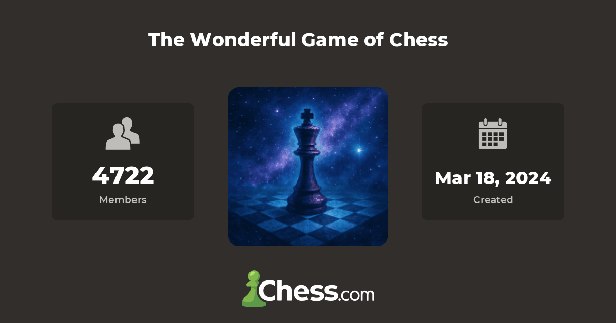 The Wonderful Game of Chess - Chess Club - Chess.com