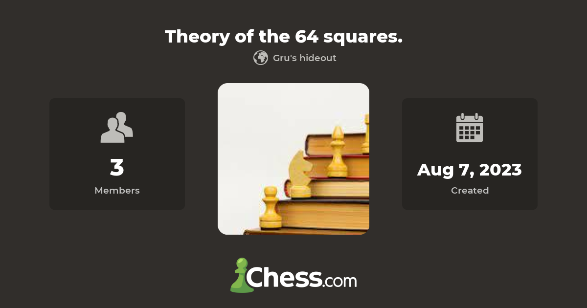 Theory of the 64 squares. - Chess Club - Chess.com
